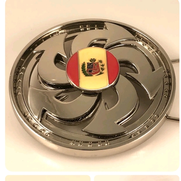 Accessories | Newspinning Arrows Crest Fidget Belt Buckle | Poshmark